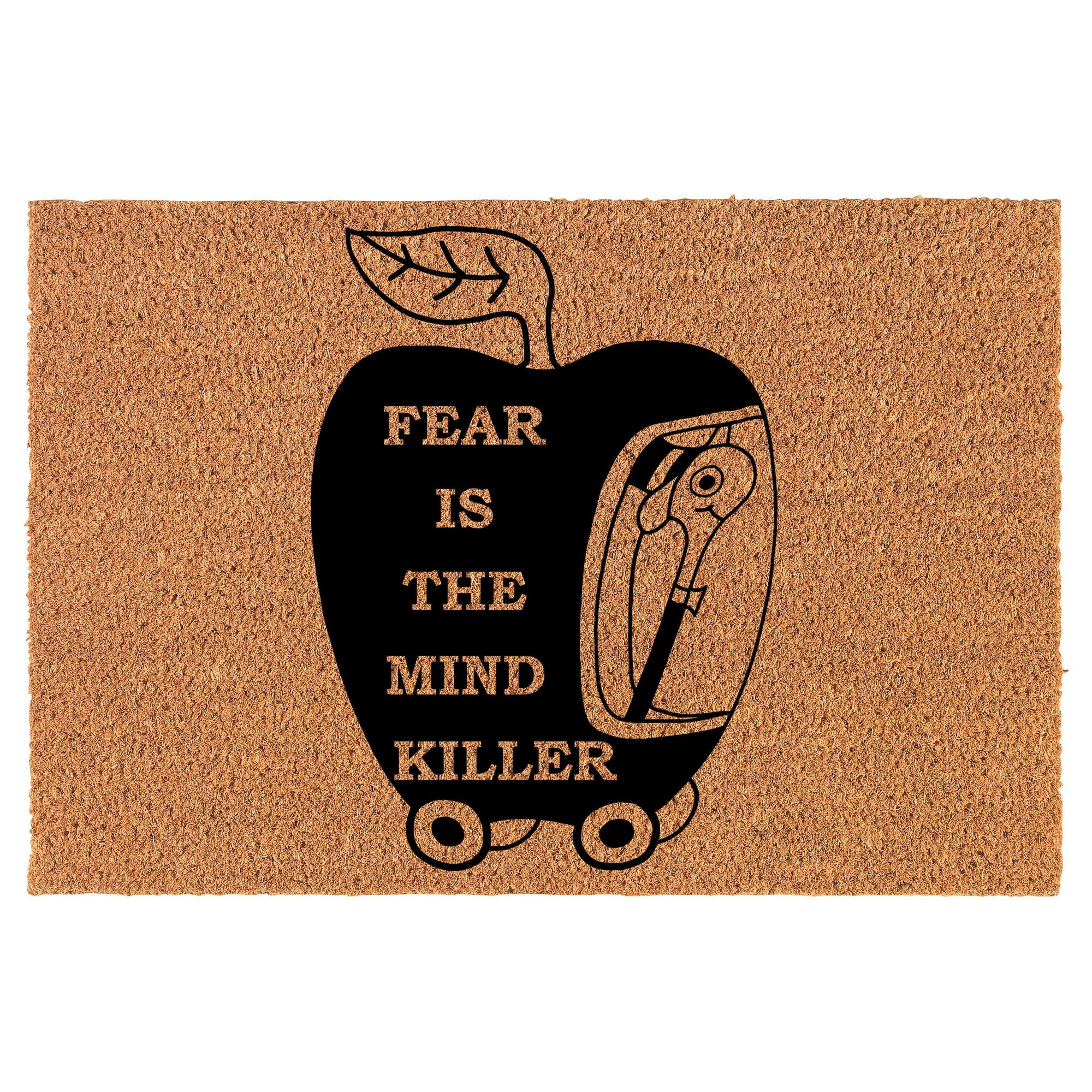 Coir Doormat Front Door Mat New Home Closing Housewarming Gift Fear is ...