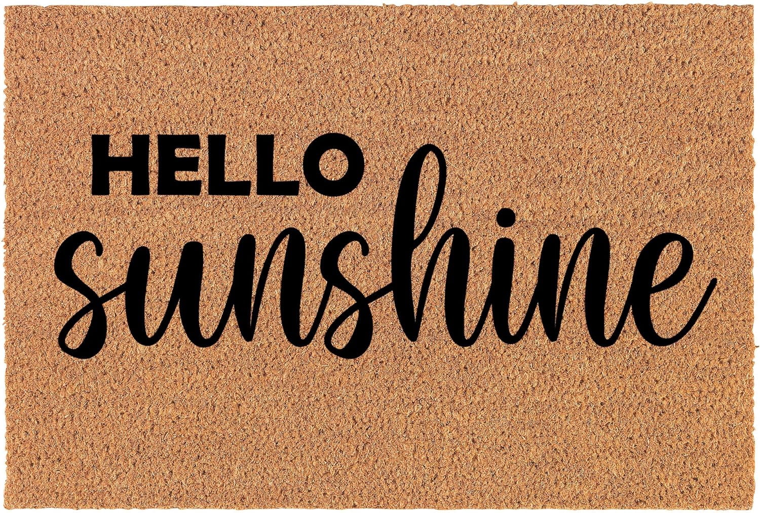 Coir Doormat Front Door Mat New Home Closing Housewarming Gift Hello ...