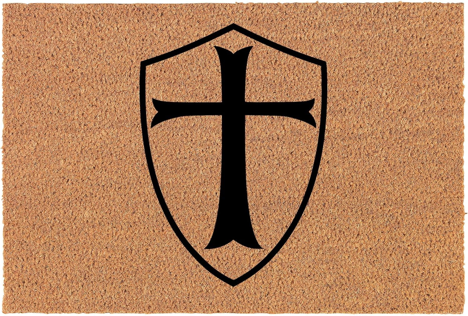 Coir Doormat Front Door Mat New Home Closing Housewarming Gift Templar ...