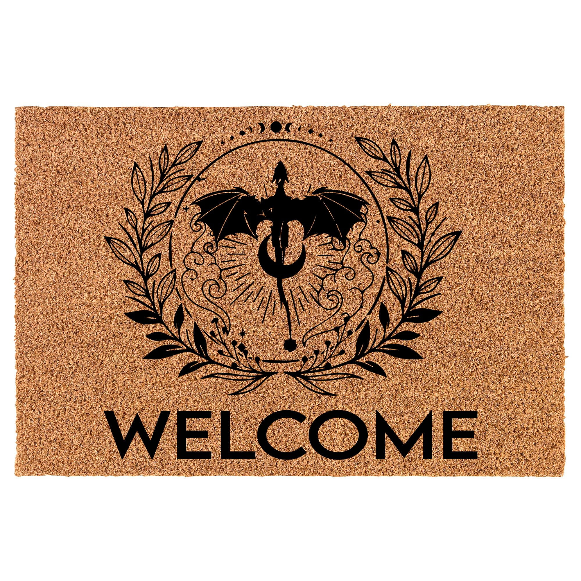 Coir Doormat Front Door Mat New Home Closing Housewarming Gift Welcome ...