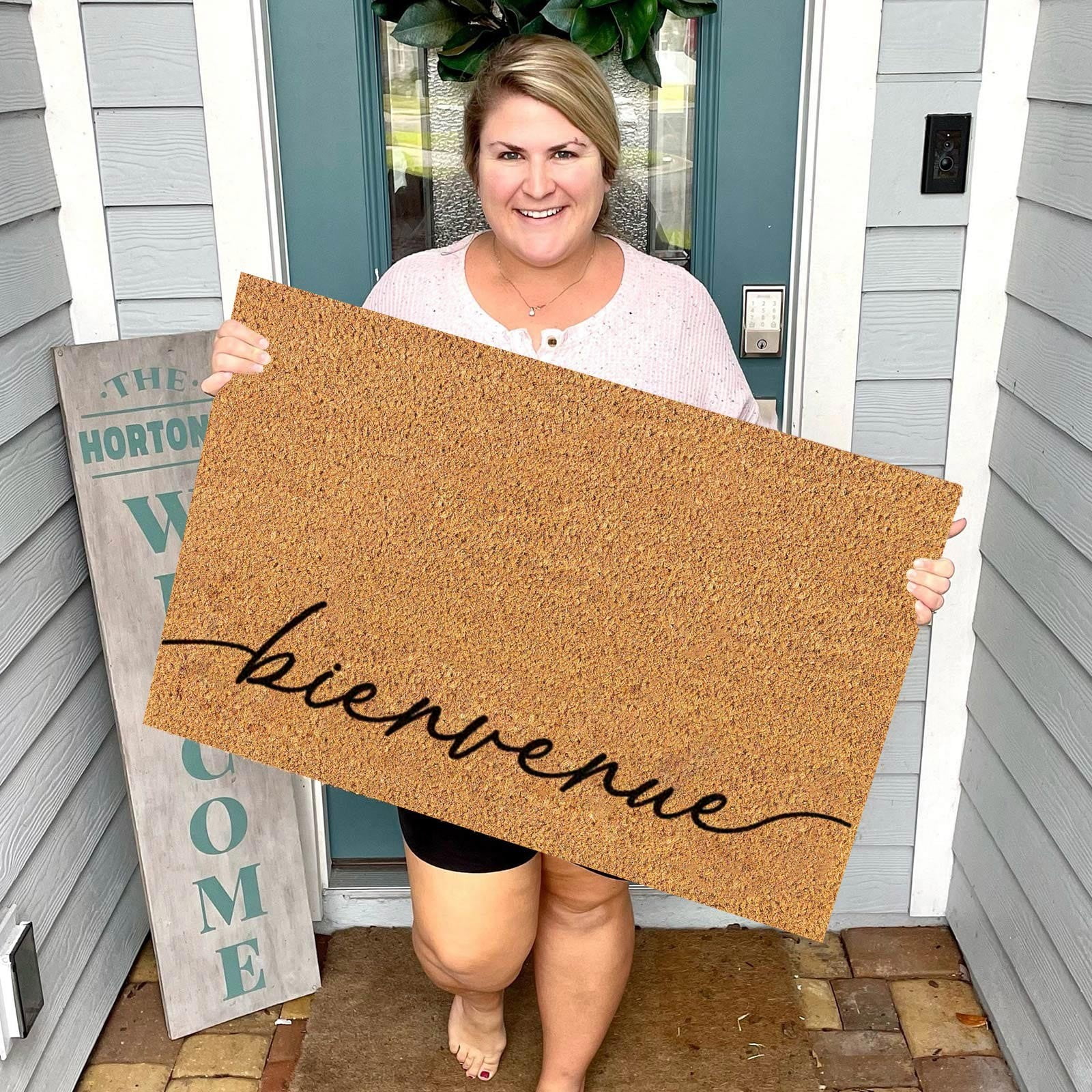 Coir Doormat Outdoor Coir Doormat for Front Warehouse Clearance, Doormat for Entryway Outside ...