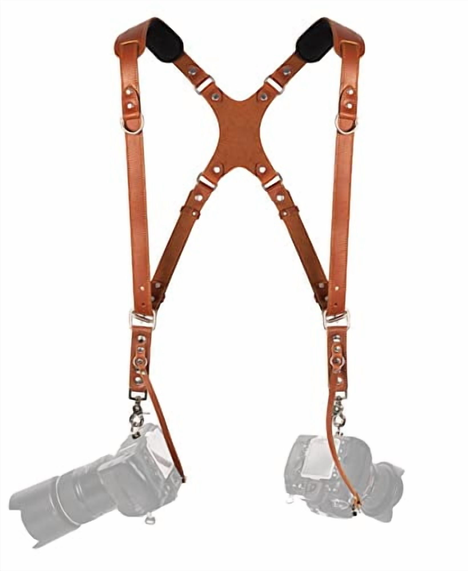 Coiro Camera Harness for 2 Cameras – Dual Shoulder Leather Camera Strap ...