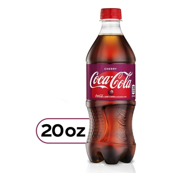 Coca-Cola Cherry-Flavored Soda, Pack of 24 Bottles, 20oz Each - Walmart.com