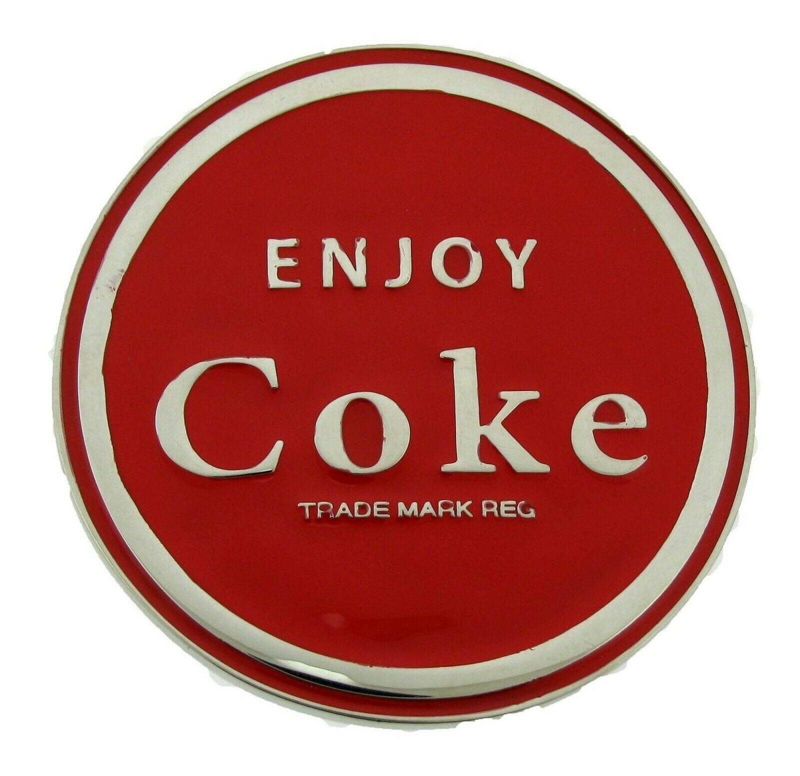 Coke Coca Cola Text Belt Buckle Bottle Co Drink Red Silver Metal Men ...