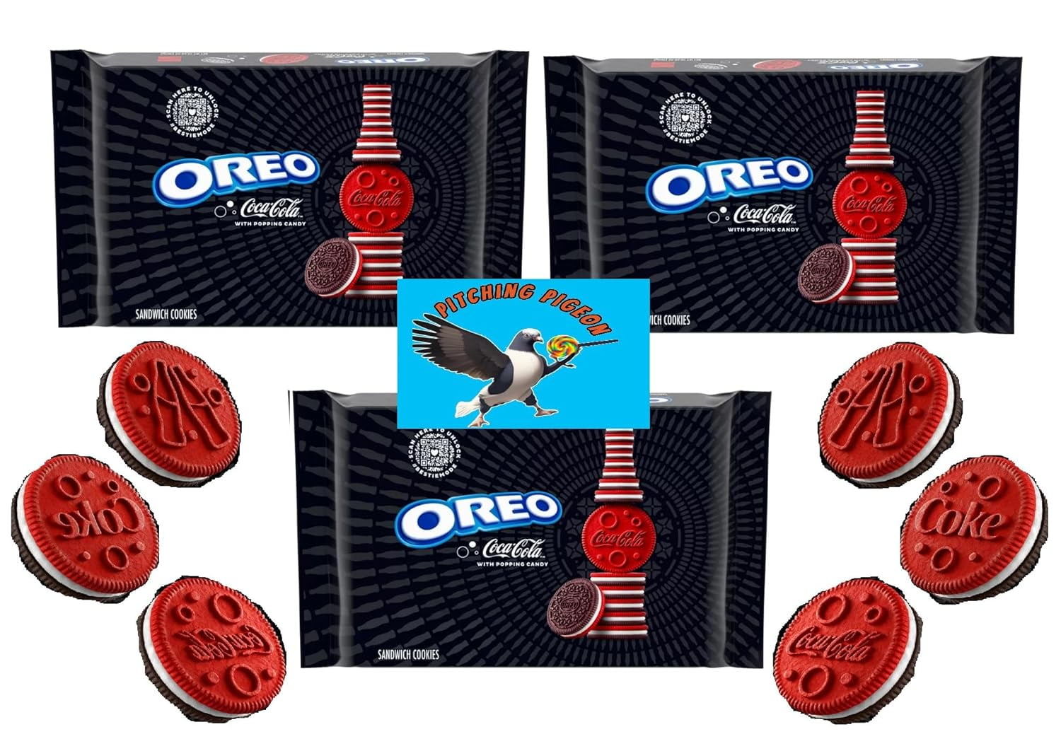 Coke Flavored Oreo Sandwich Cookies 32.04oz Total Limited Edition ...