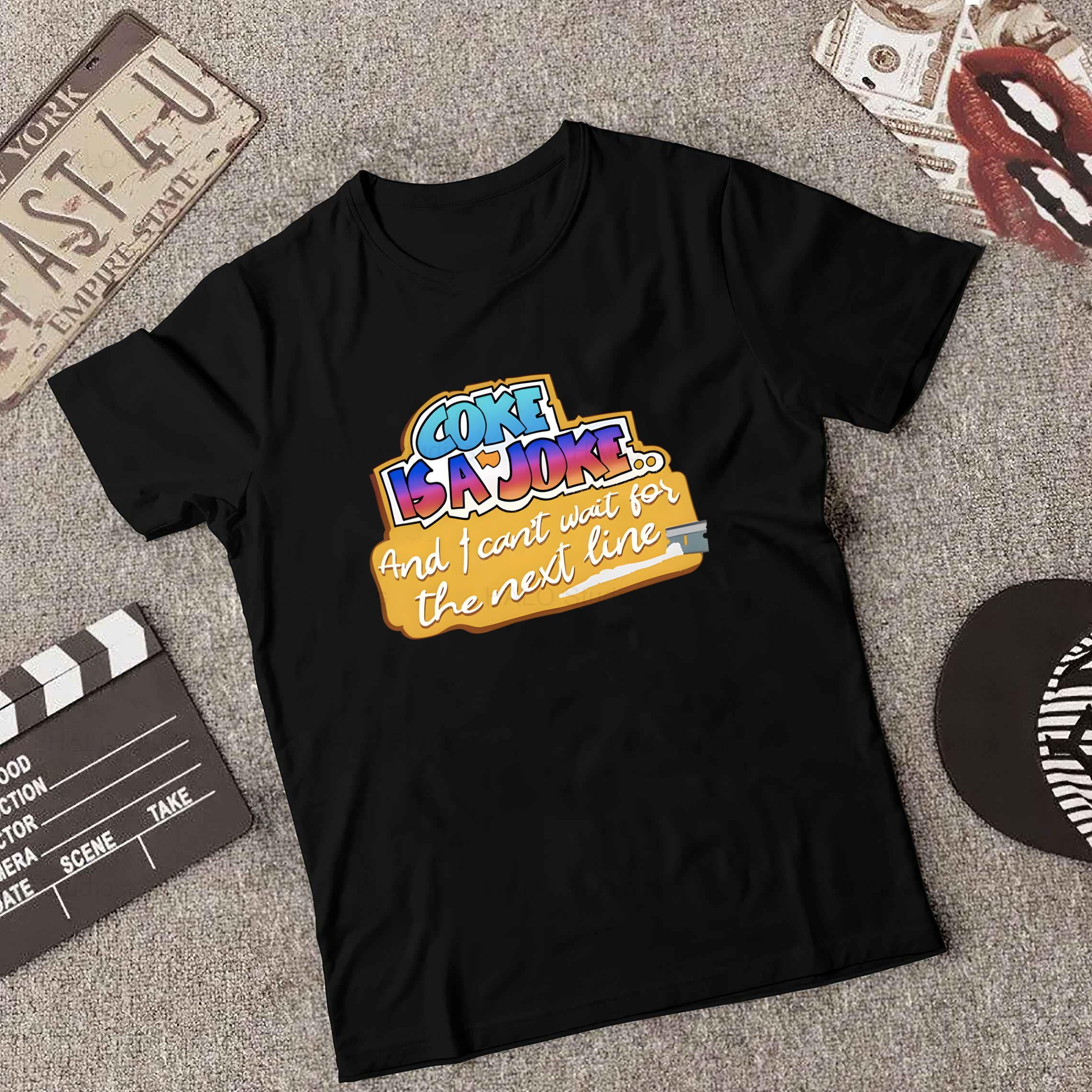 Coke Is Joke Funny Humor Sarcastic Quote Soda Parody Graphic Tee, for ...