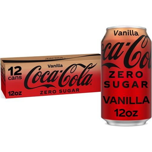 Coke Zero Coca-Cola, Zero Soda, Vanilla, 12 Oz (Pack Of 12) Packaging ...