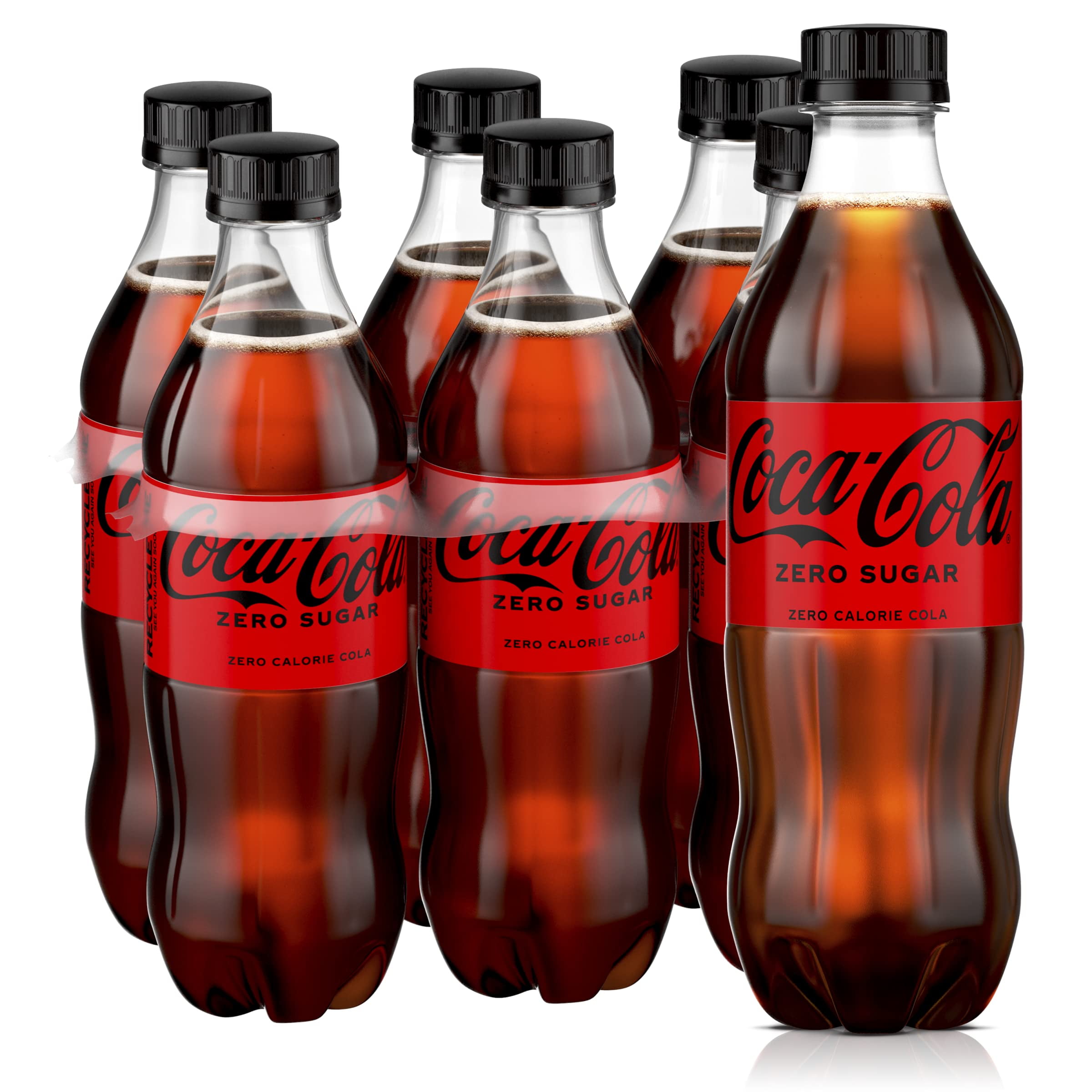 Coca-Cola Zero, Diet Soda, Carbonated Beverage, 16.9 Fl Oz Bottles, 6 Pack - Walmart.com