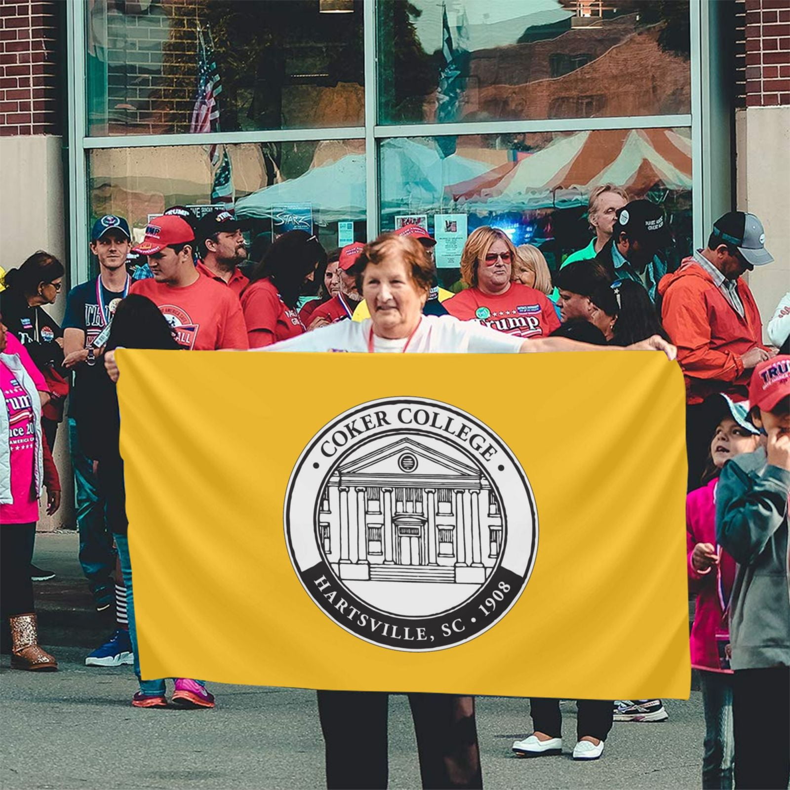 Coker University Logo Banner Breeze Flag Outdoor Flags Home Flag Garden ...