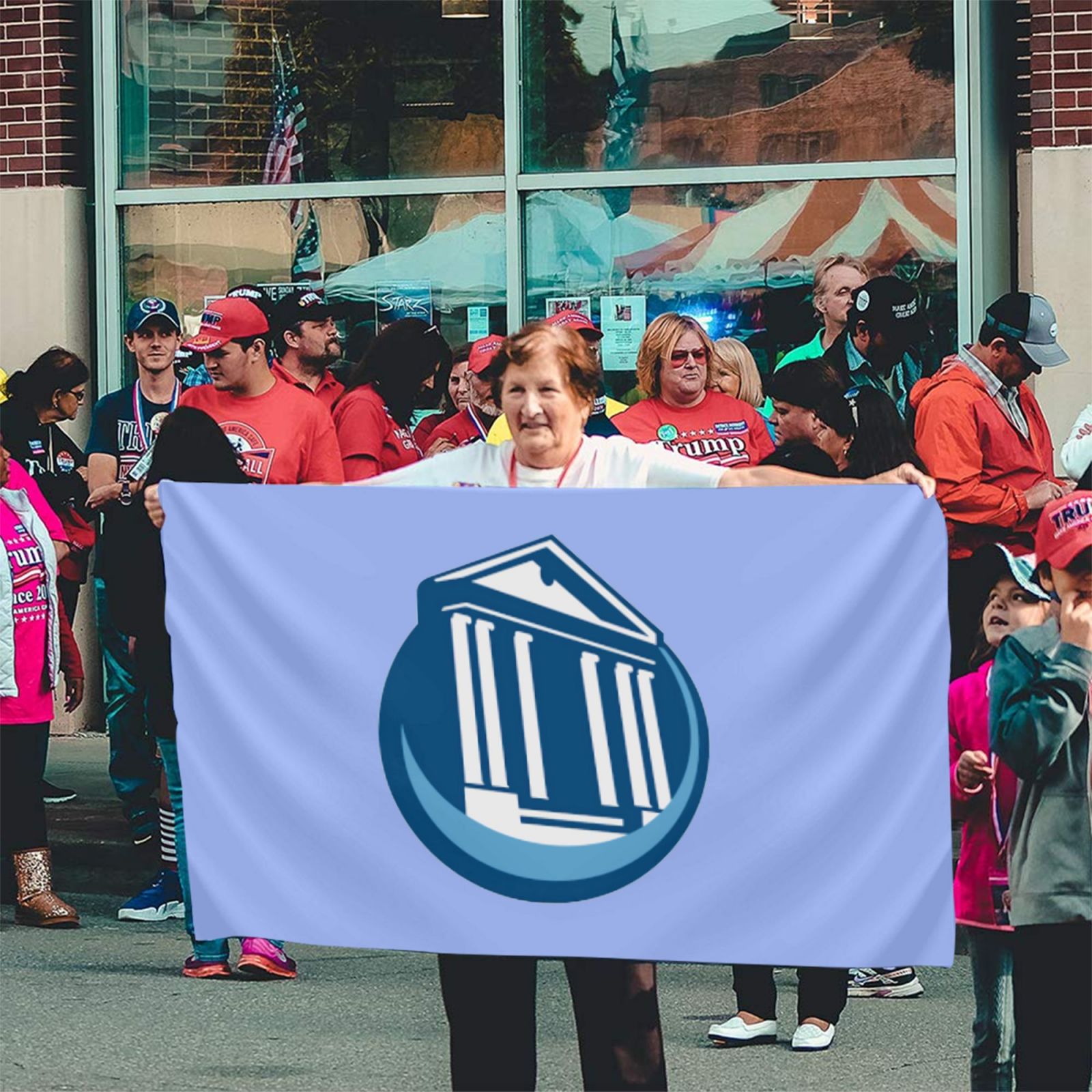 Coker University Logo Flag 3x5 Outdoor ,Sewn Stripes, Stronger Brass ...