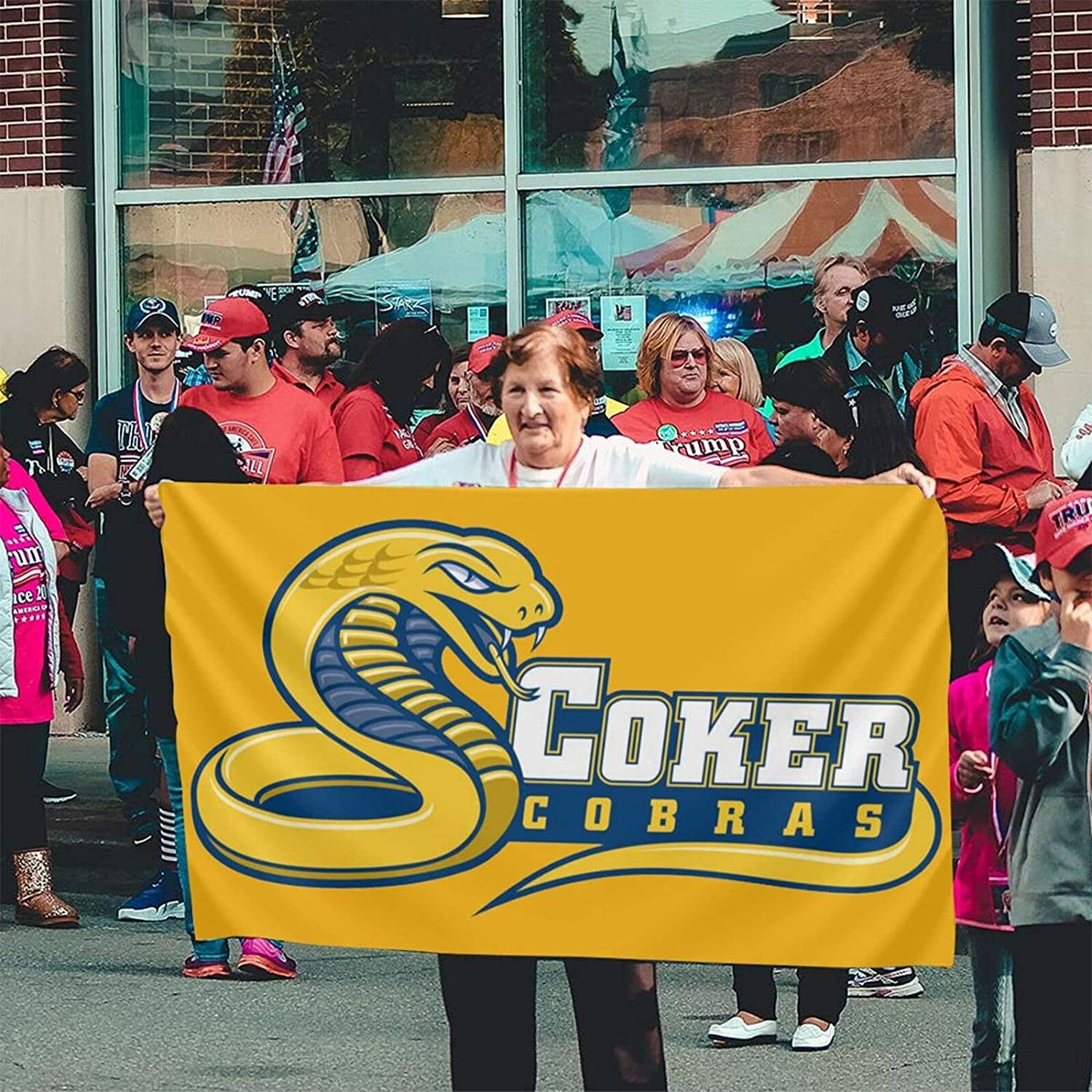 Coker University Logo Logo Garden Flag 3x5 Ft Decor Outdoor Banner Sign ...