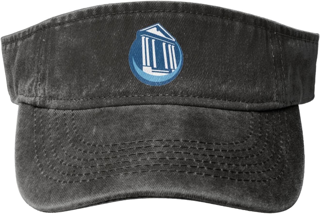 Coker University Logo Washed Cowboy Empty Top Baseball Sun Cap ...