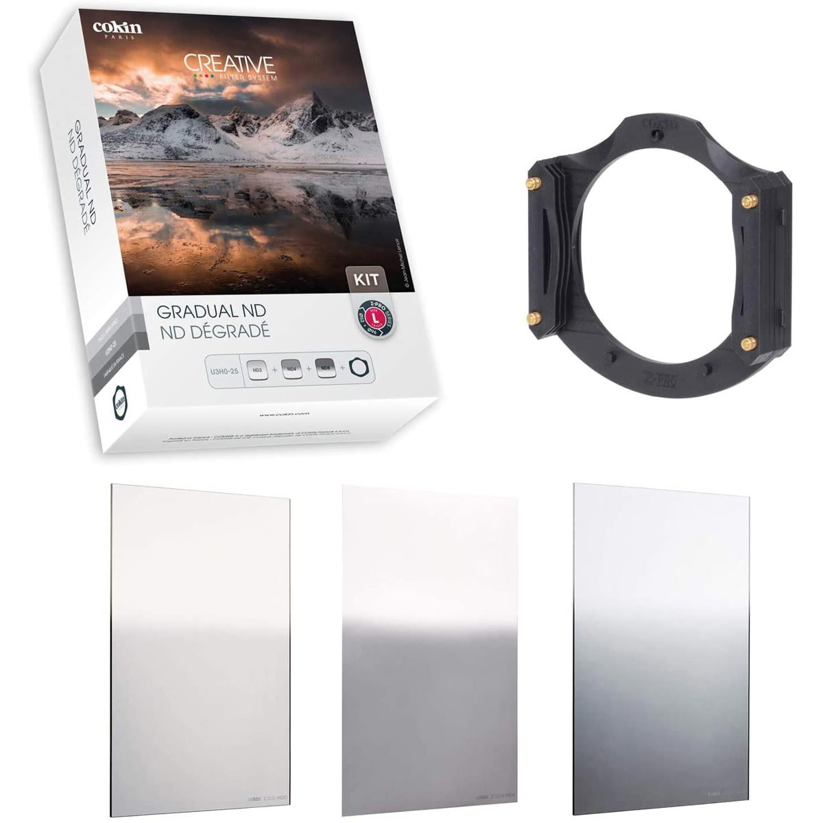 Cokin Three Gradual ND Creative Filter System with L Size Z Pro Filter ...