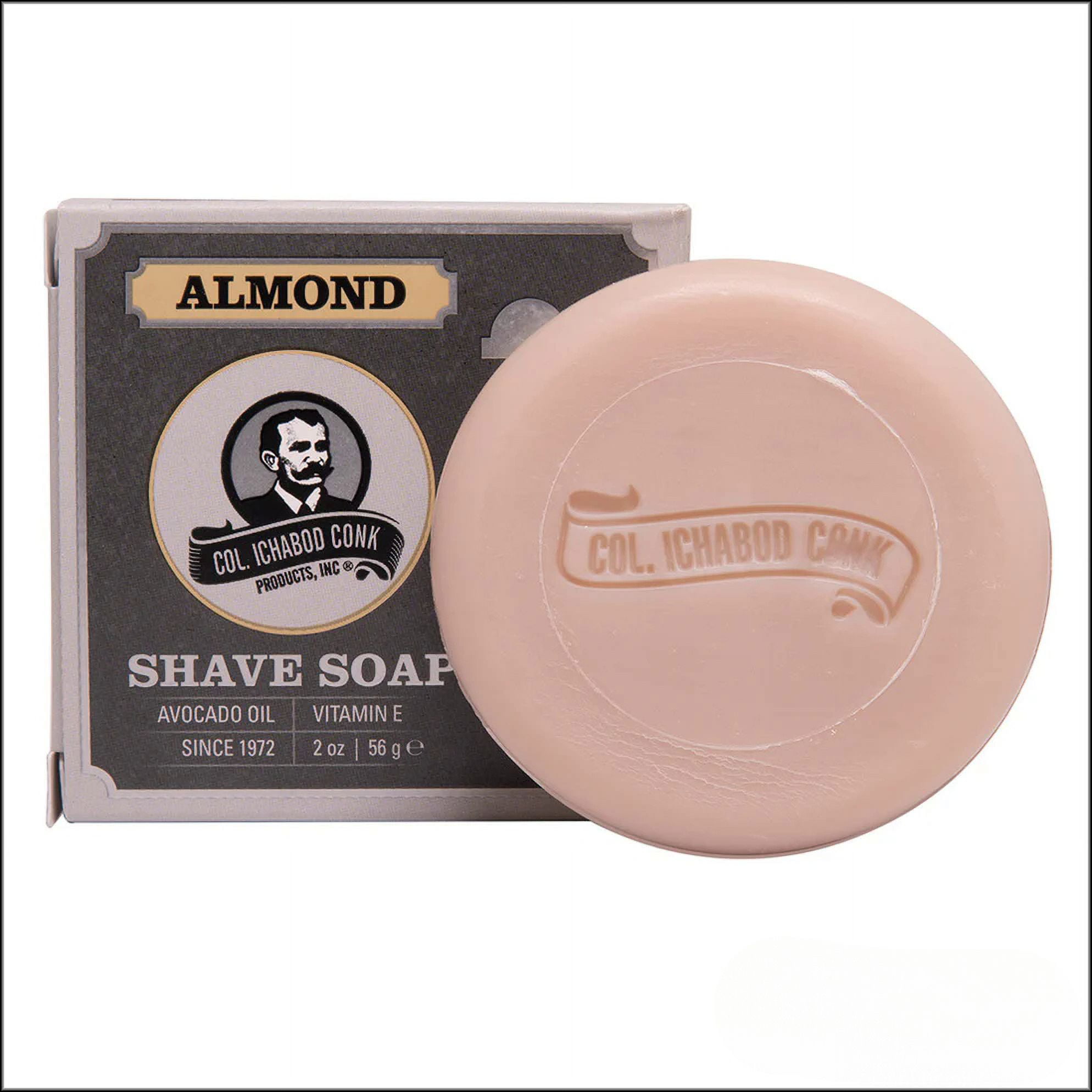 Col Conk Shave Soap Almond Scent 2 OZ. - Walmart.com