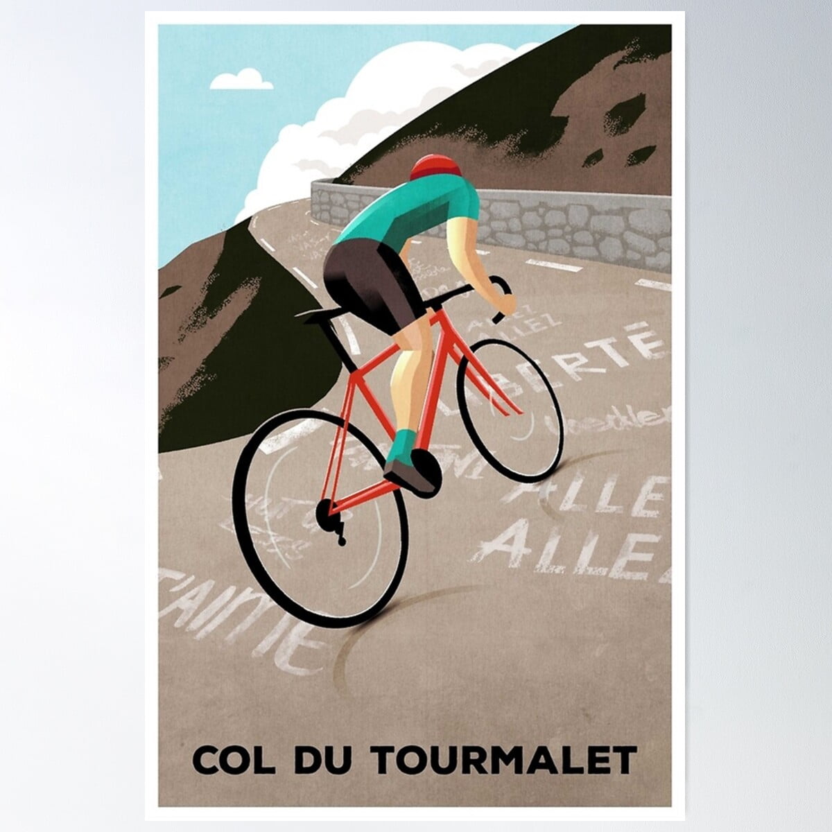 Col Du Tourmalet - Bandoljam Poster Wall Art, Modern Wall Decor For ...