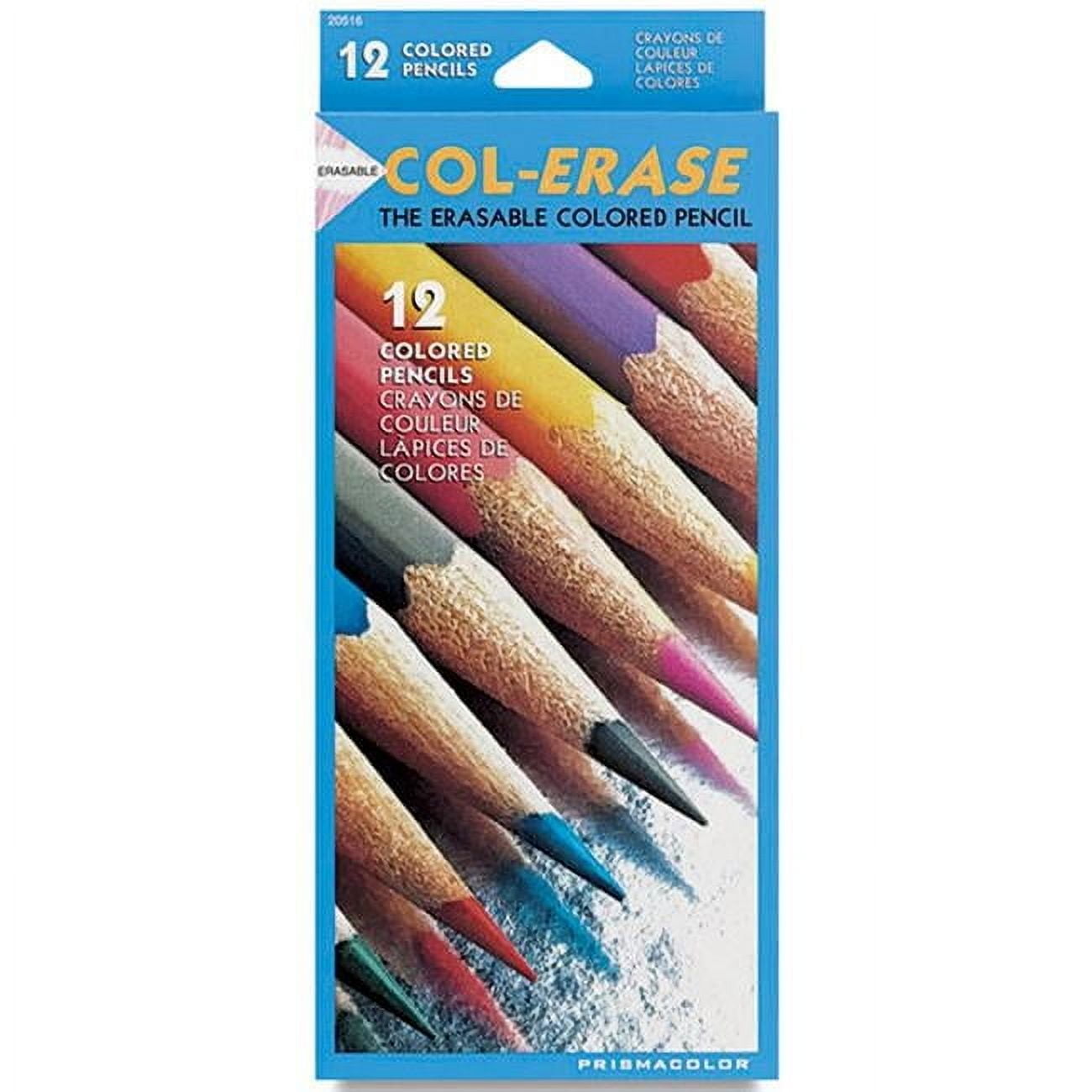 Col-Erase 12-Color Erasable Color Pencil Set - Walmart.com