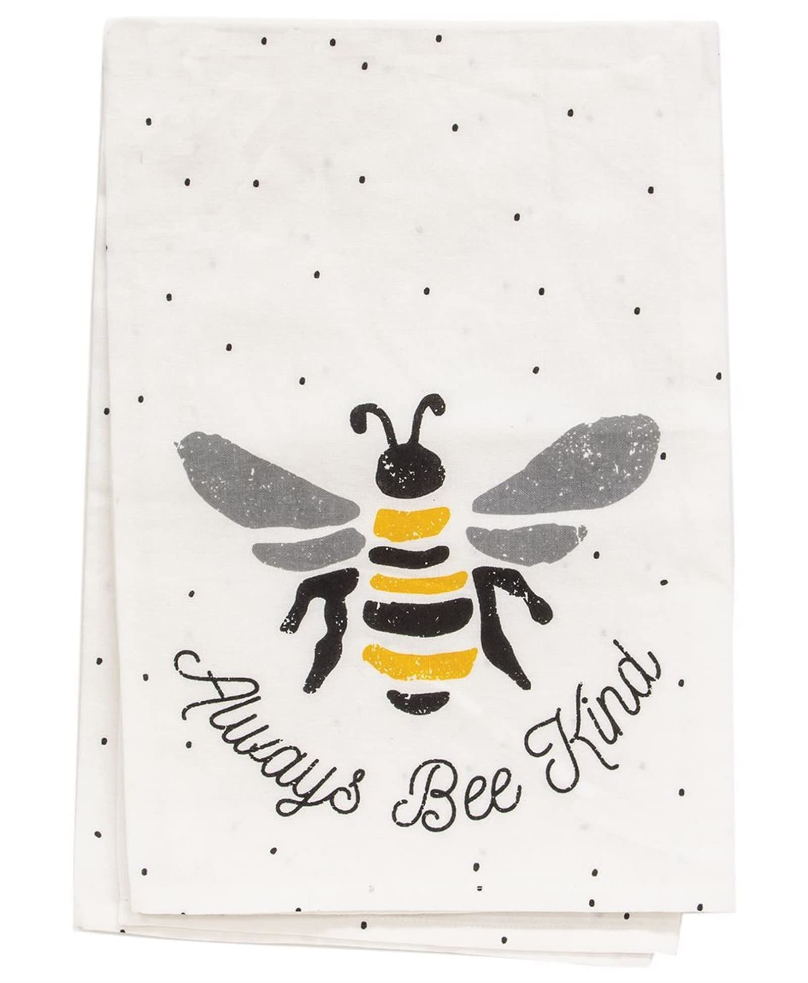 Col House Designs 54159 Cotton Flour Sack Towel, Always Bee Kind, 28 x ...