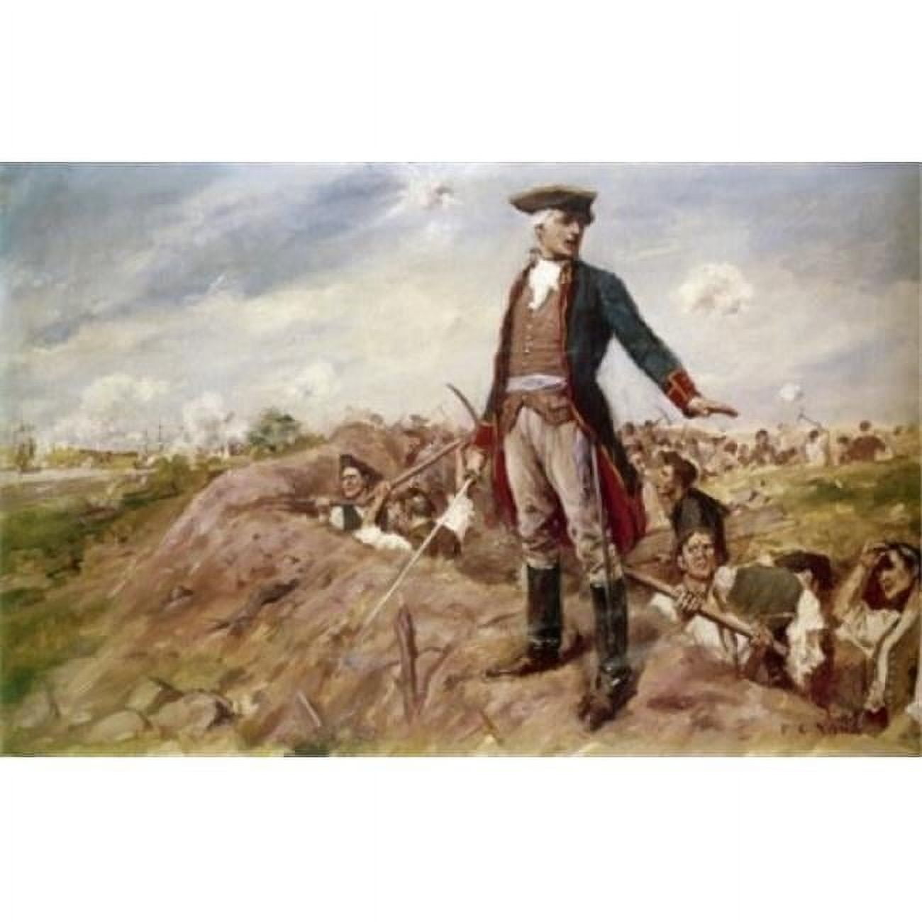 Col William Prescott At The Battle of Bunker Hill Yohn Frederick Coffay ...