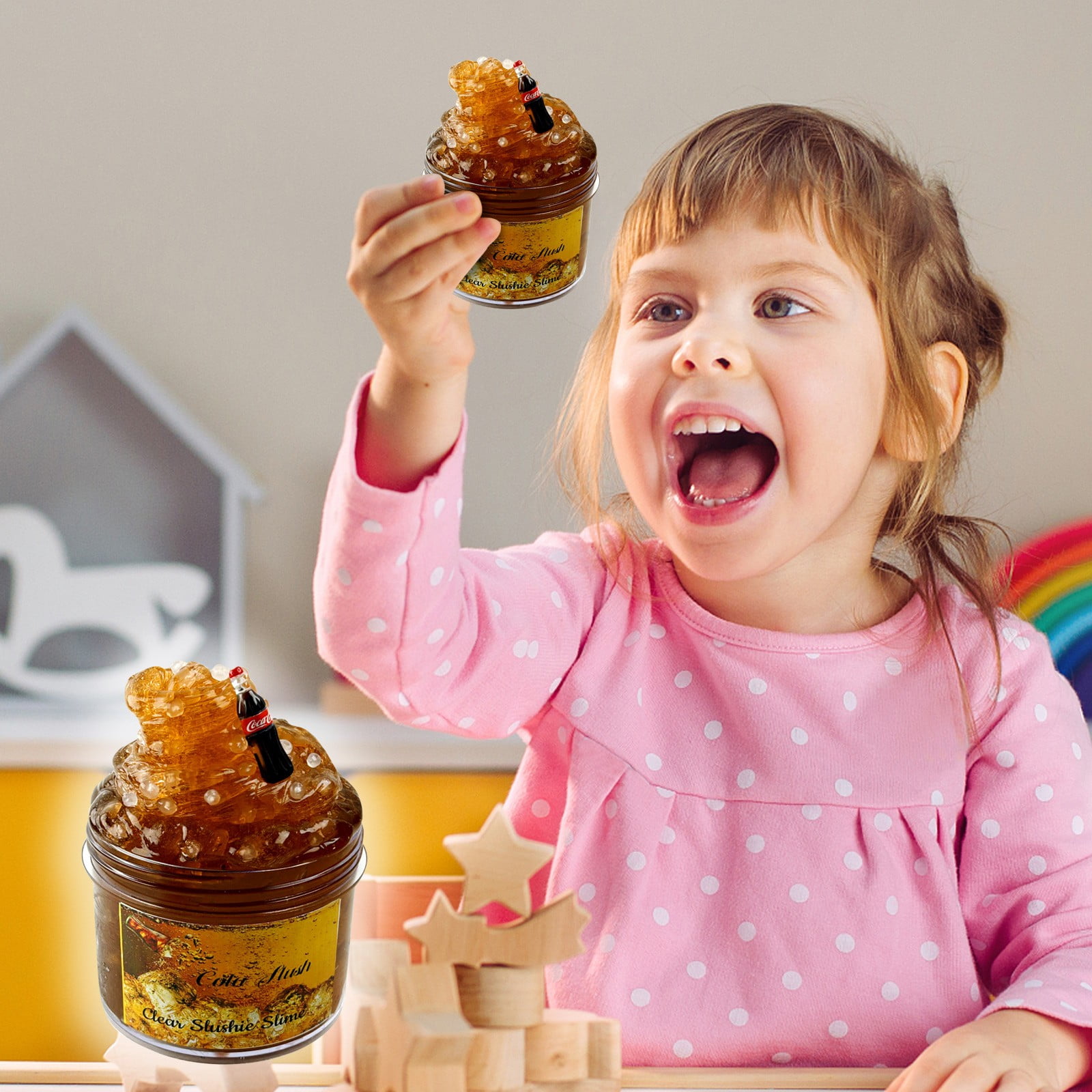 Cola Slush Clear Slushie Slime for Kids - Cloud Slime, Butter Slime ...