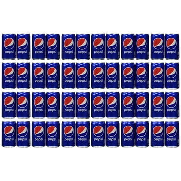 Pepsi Cola Refreshing Soda, Small 7.5 Ounce Mini Cans, Pack of 10 ...