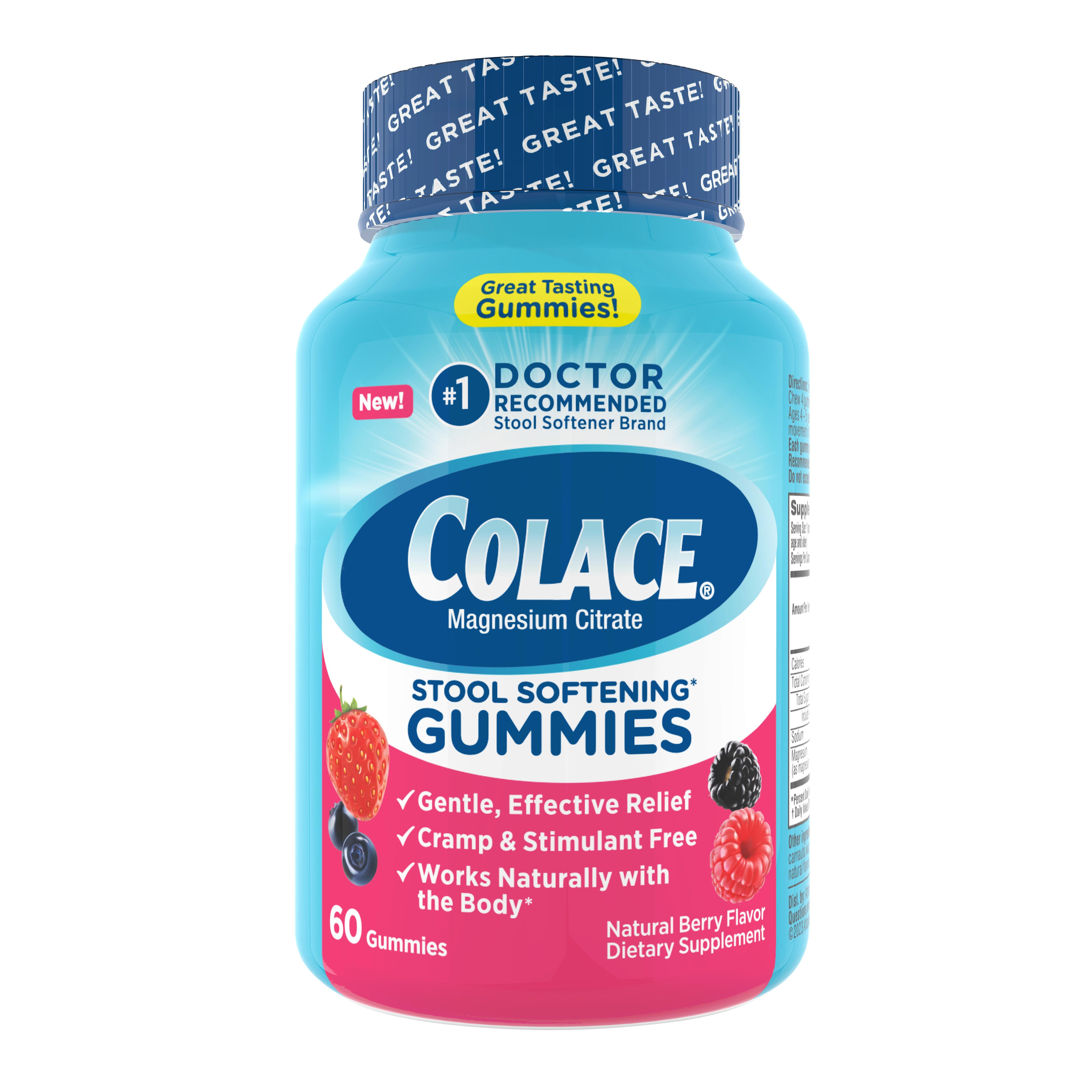 Colace Berry Gummies, 60ct - Walmart.com