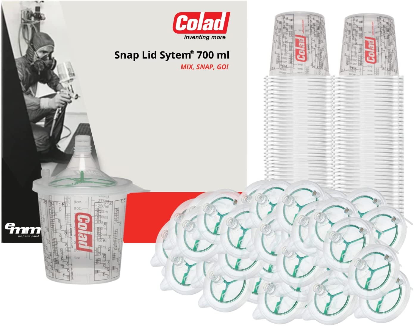 Colad inventing more Snap Lid System 700 ml 190 Micron - Walmart.com