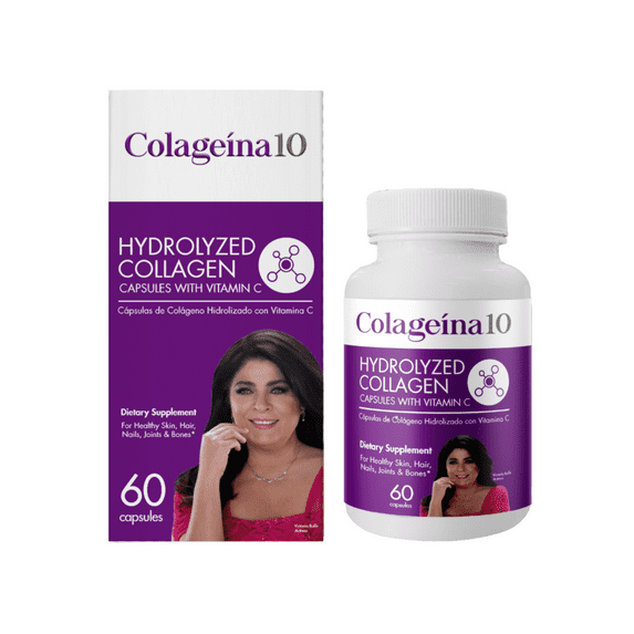 Colageina 10 Collagen Capsules with Vitamin C for a Younger Look, Anti ...