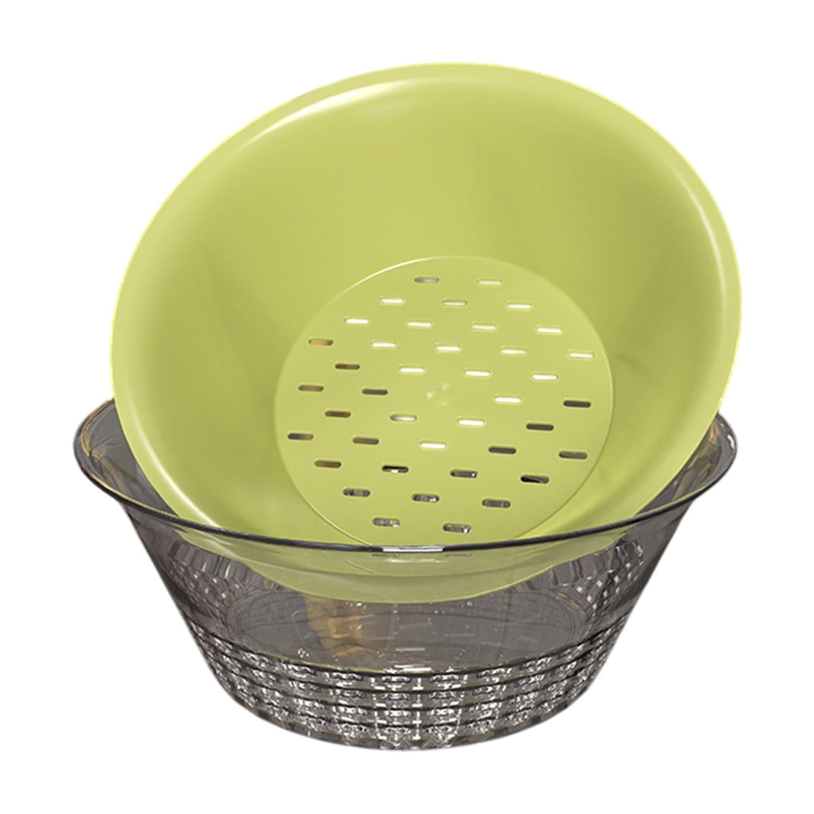 Colander Bowl,Nesting Large Capacity Plastic Food Strainer 2 in 1 ...