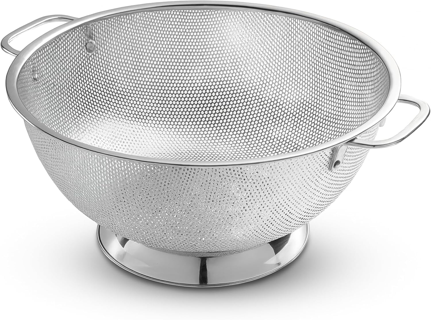 Colander for Kitchen – 5 Qt Stainless Steel Strainer with Handle - 18/8 ...