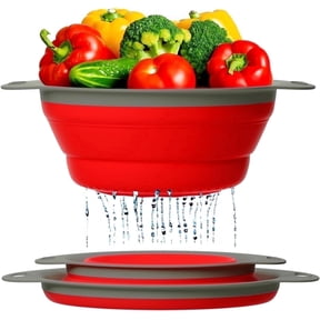 Collapsible Colanders for Easy Food Prep