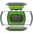 YKYDCNMM Colander Strainer 6 Qt, Collapsible Over Sink with Handles ...