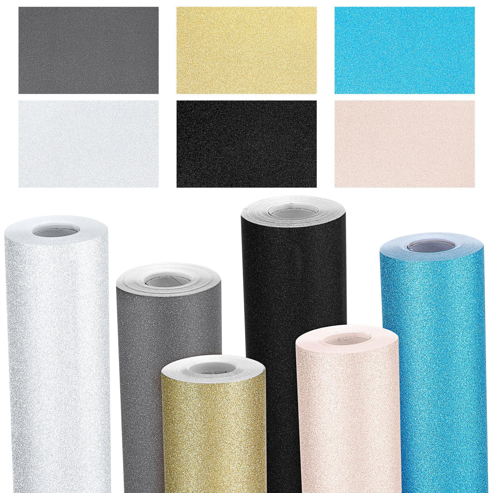 Colarr 6 Pack Bulletin Board Paper Roll Large Colored Craft Paper Fade ...
