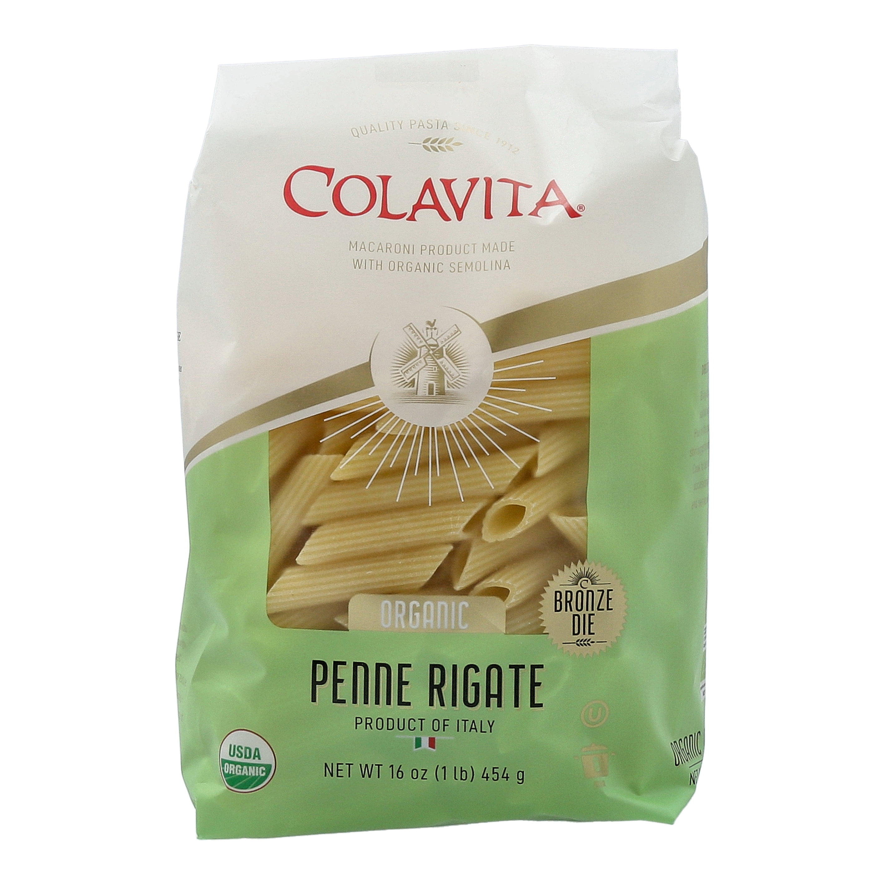 Colavita Organic Penne Rigate Pasta, 16 Ounce - Walmart.com