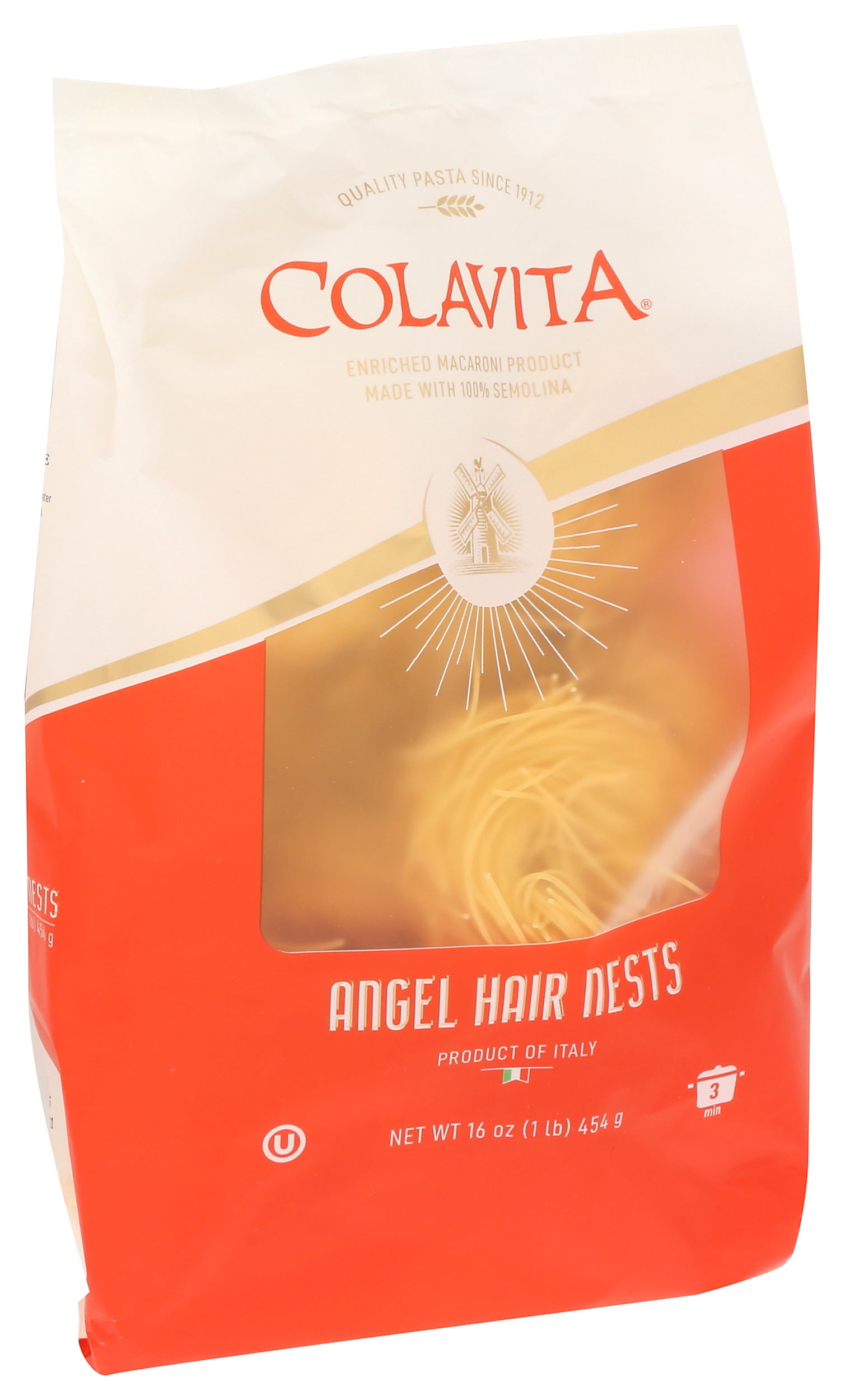 Colavita - Pasta Nests Angel Hair - 16 Oz, Case of 12 - Walmart.com