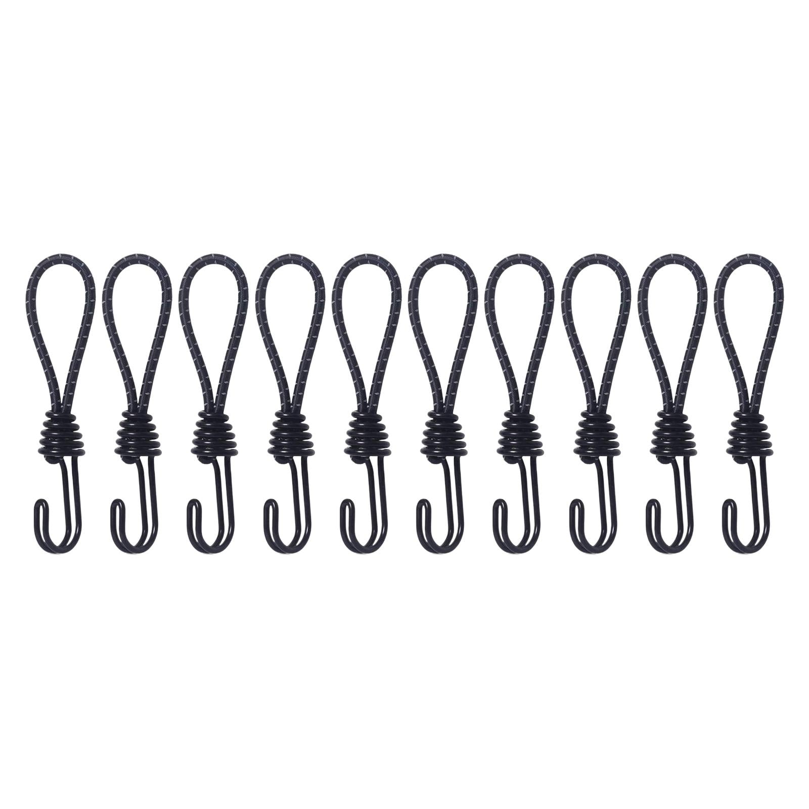 Colaxi 10 Pieces Bungee Cord Short Bungee Cord Portable Bungee Strap ...