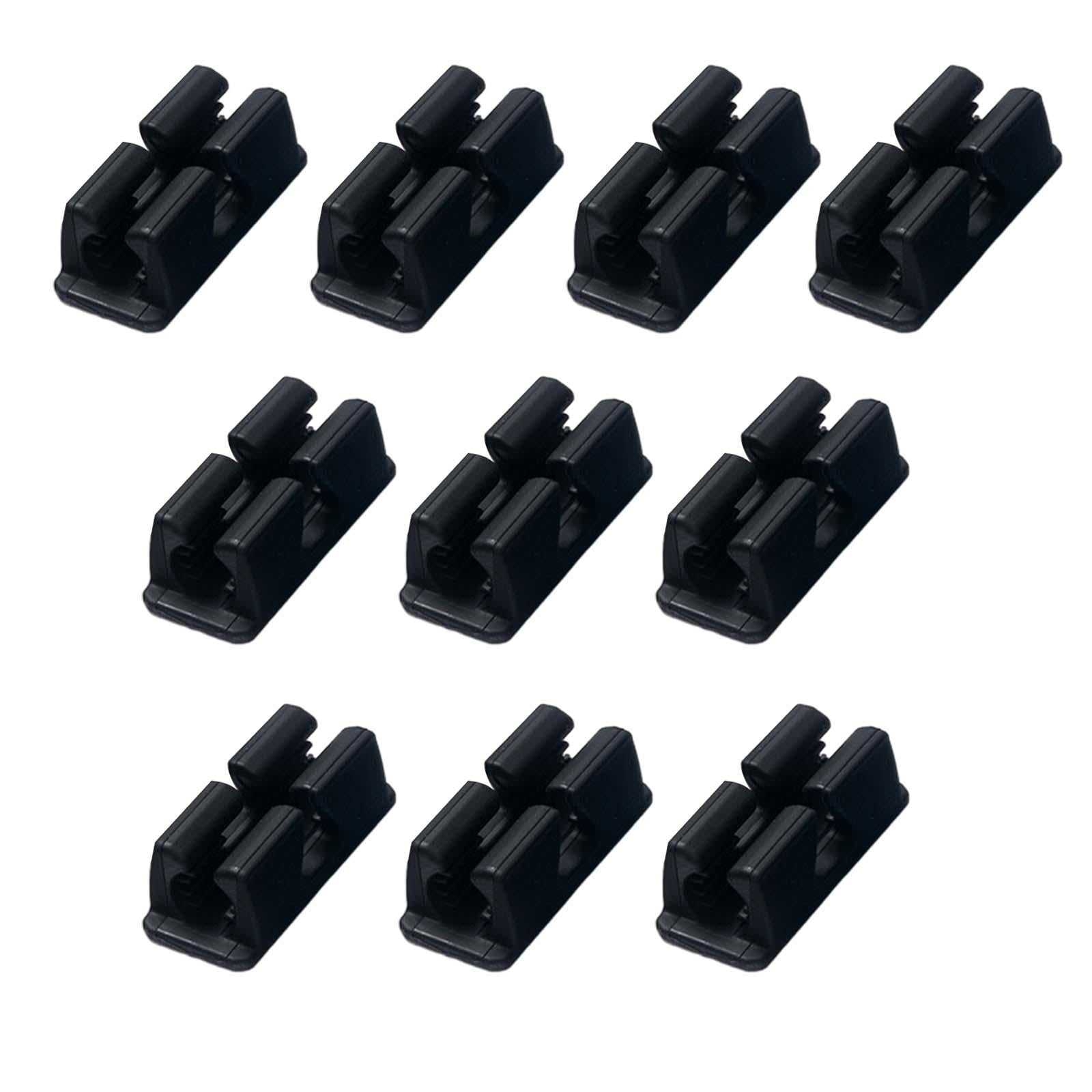 Colaxi 10Pcs Silicone Pen Holder Sticky Side Pencil Holders Office Desk ...