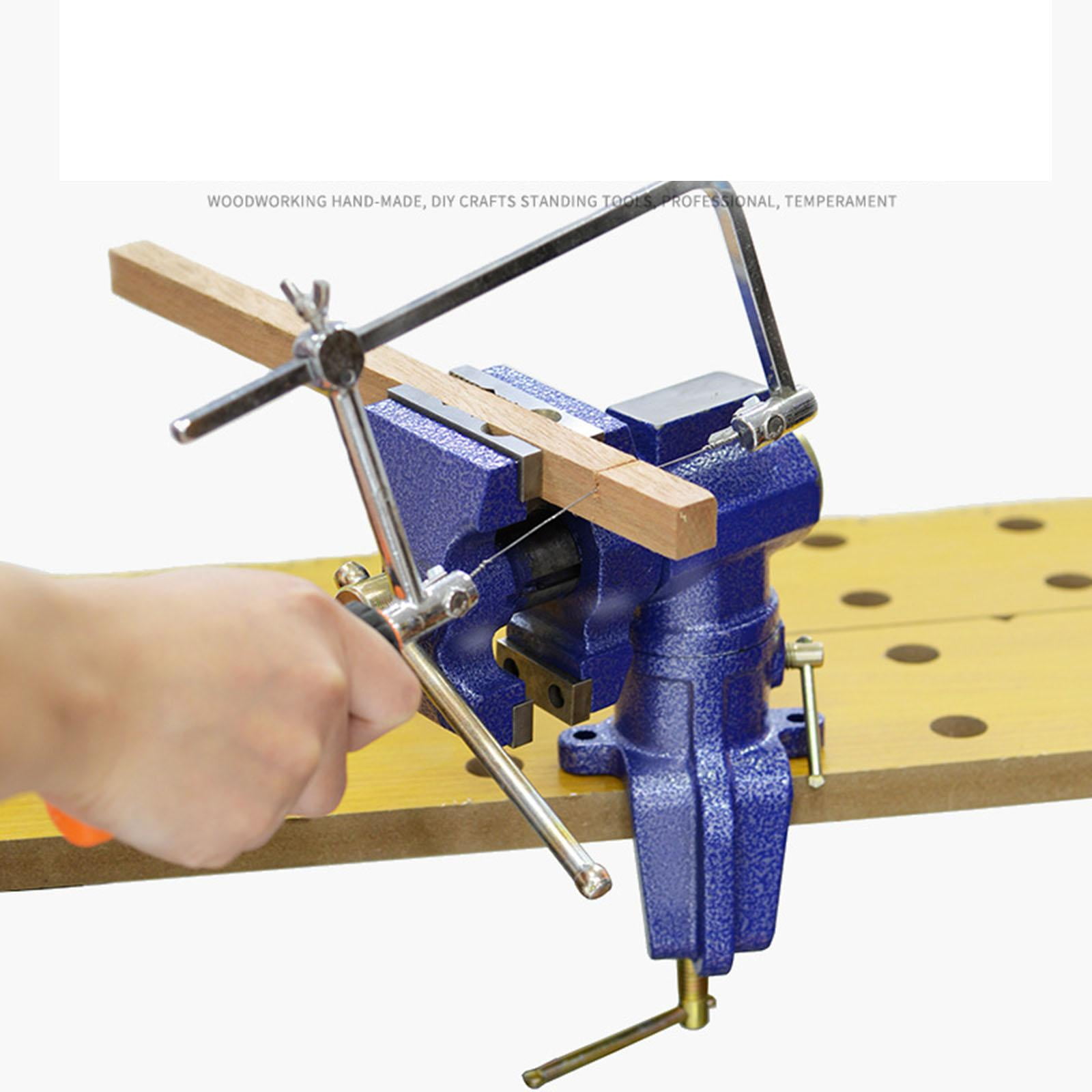 Colaxi 2 in 1 Bench Vise Bench Clamp Hardware Home Vice 360 Swivel Base ...