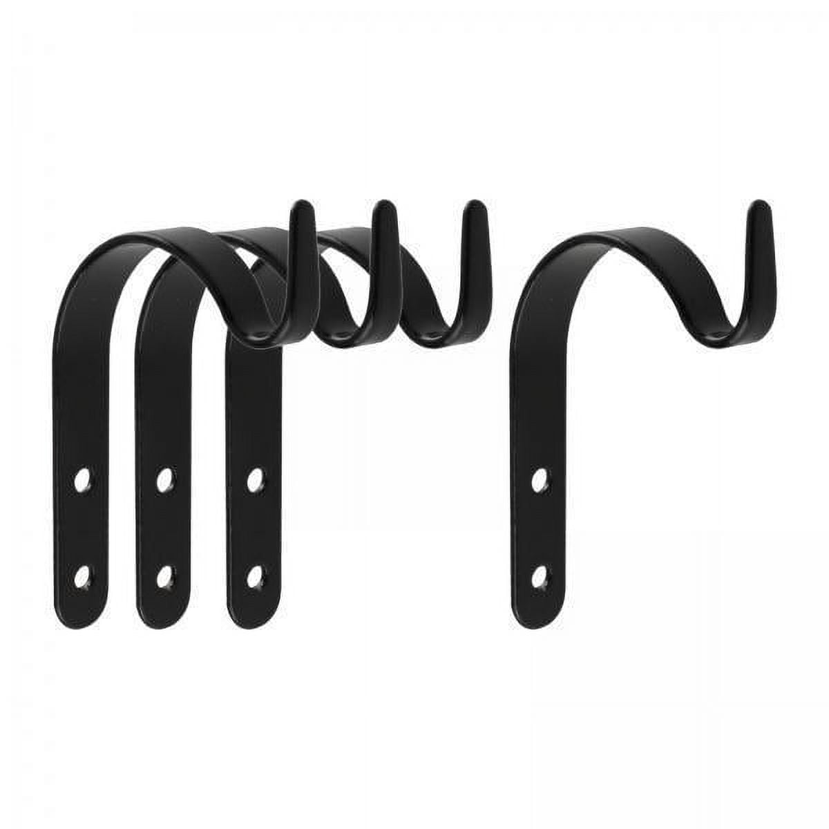Colaxi 2xHanging Basket Brackets, Plant Hanger Bracket, Modern Metal Garden Hanging Hooks Wall ...