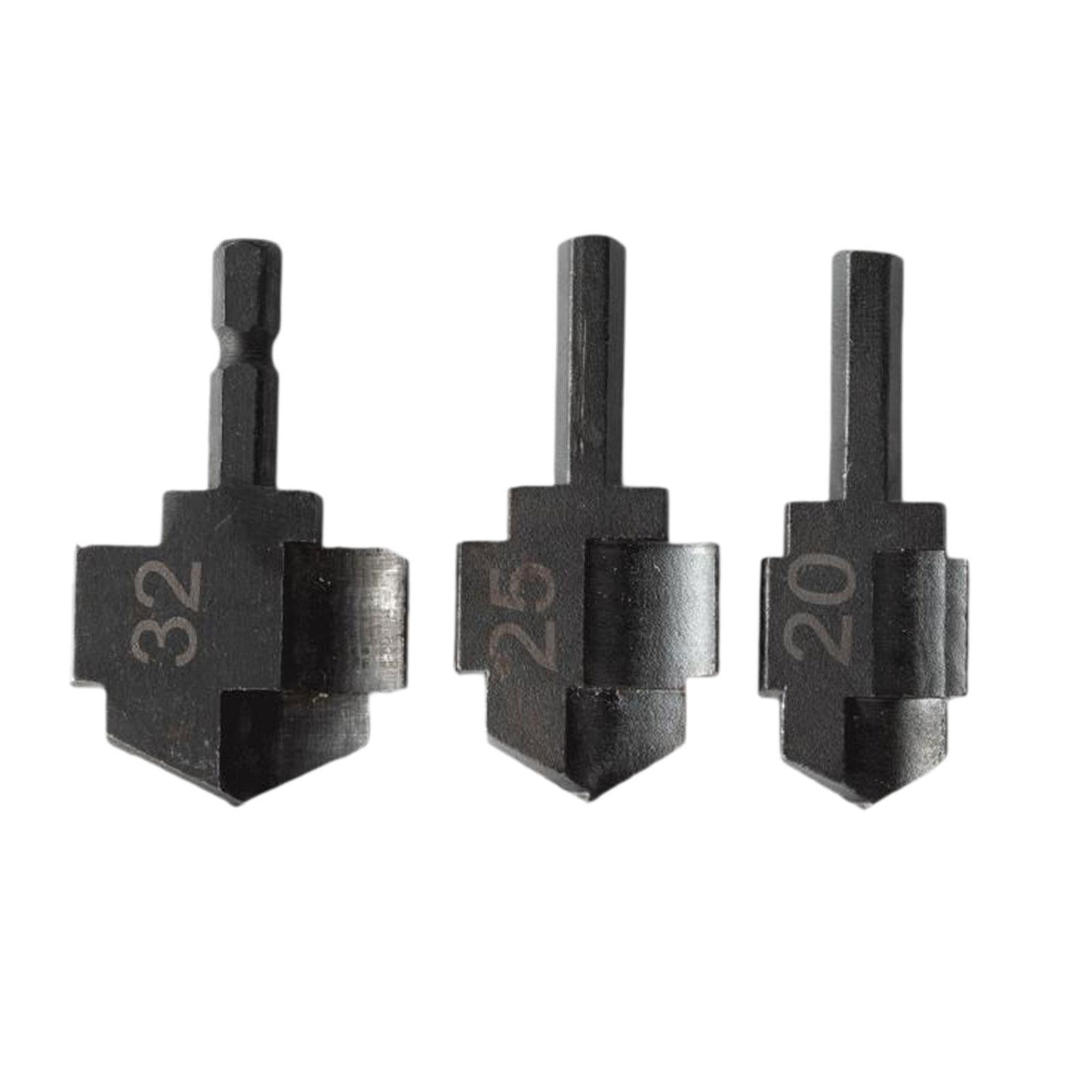 Colaxi 3 Pieces Ppr Lifting Stepped Drill 20 25 32mm,Water Pipe Tube ...