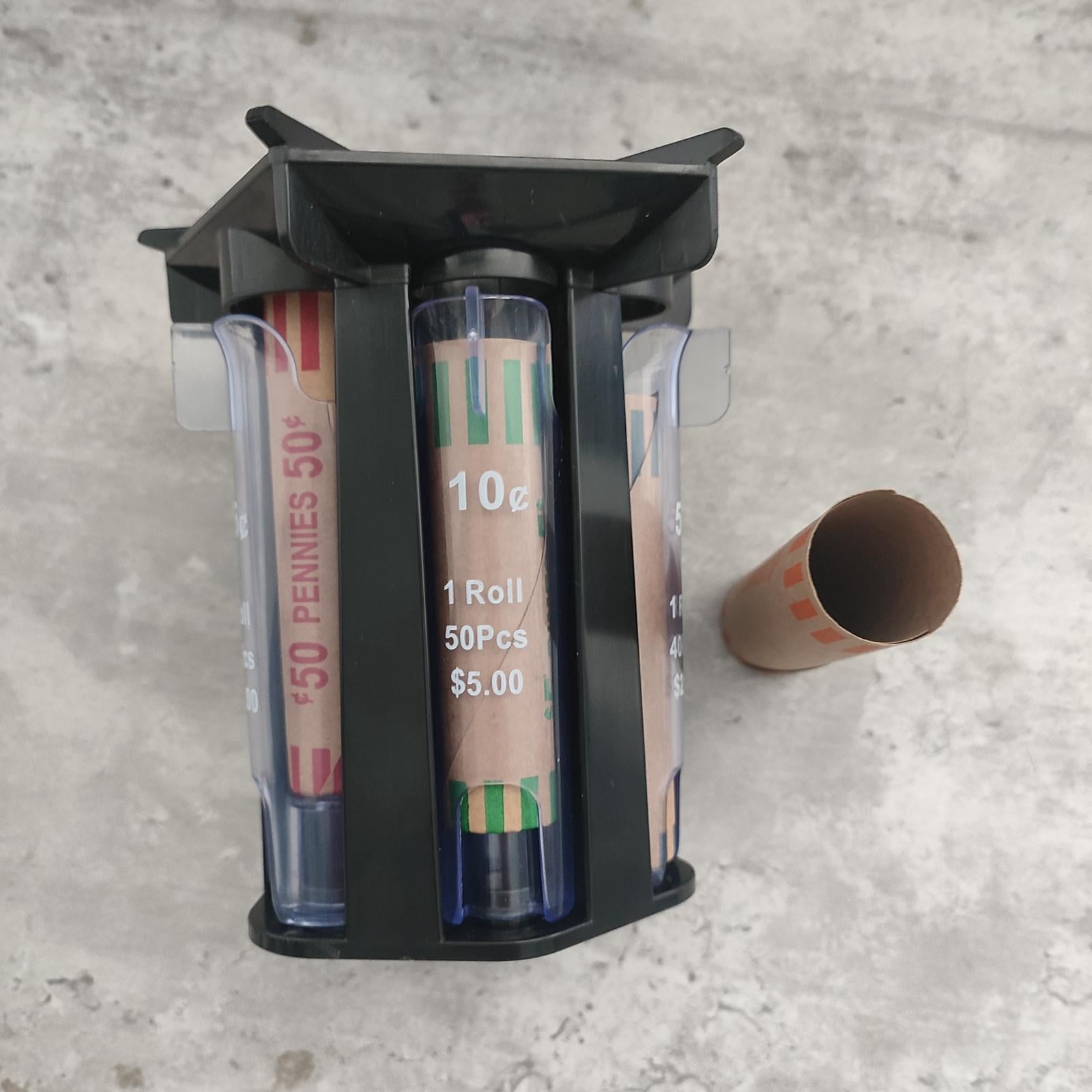Colaxi 5 in 1 Change Sorter Counter Sorter Tube Bank Holder Wrappers ...