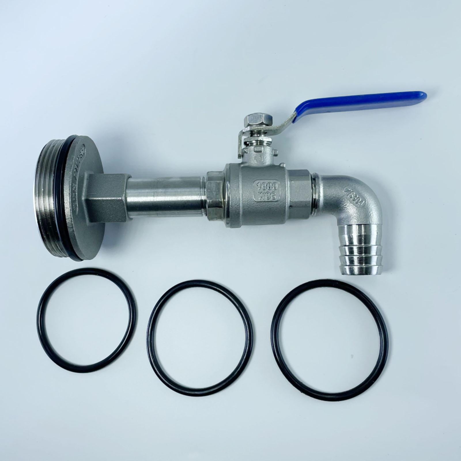 Colaxi 50 Gallon Steel Drum Faucet Barrel Faucet Dn50, Leakproof ...