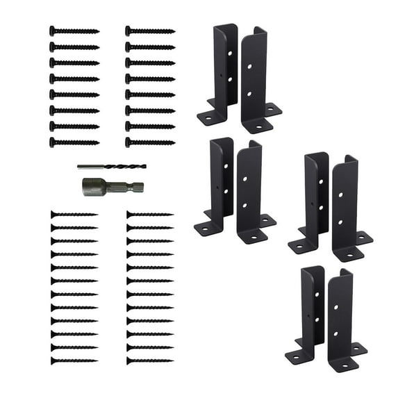 Colaxi Adjustable Deck Post Anchor Base Brackets Post Holders Support ...