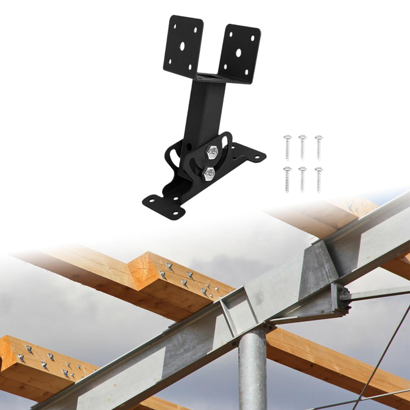 Colaxi Black Roof Riser Bracket Gazebo Bracket Patio Stable Frame ...