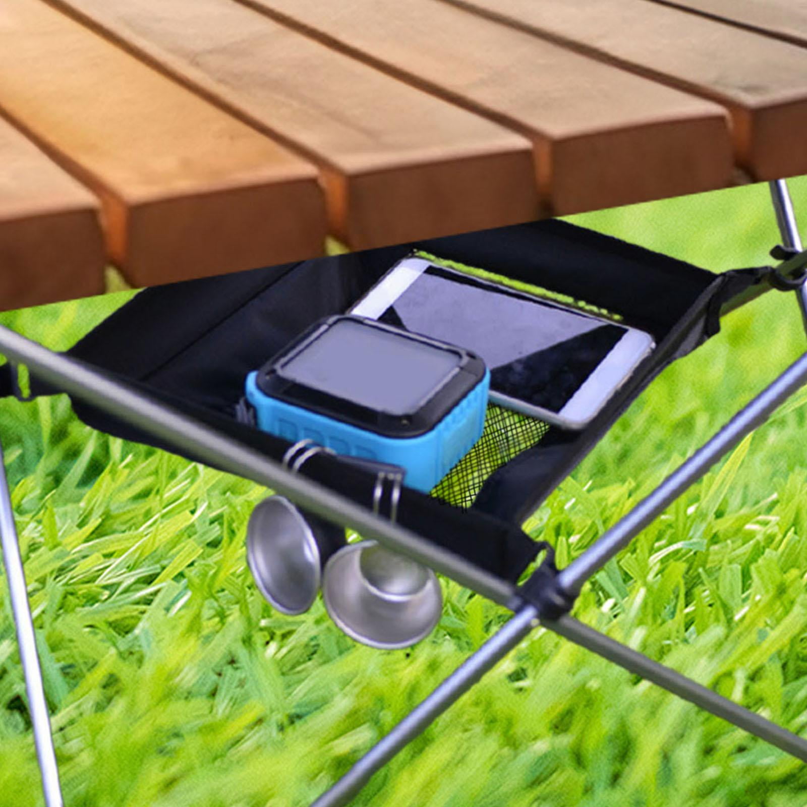 Colaxi Camping Table Net Rack Hanger Holder Beach Table Basket Foldable ...