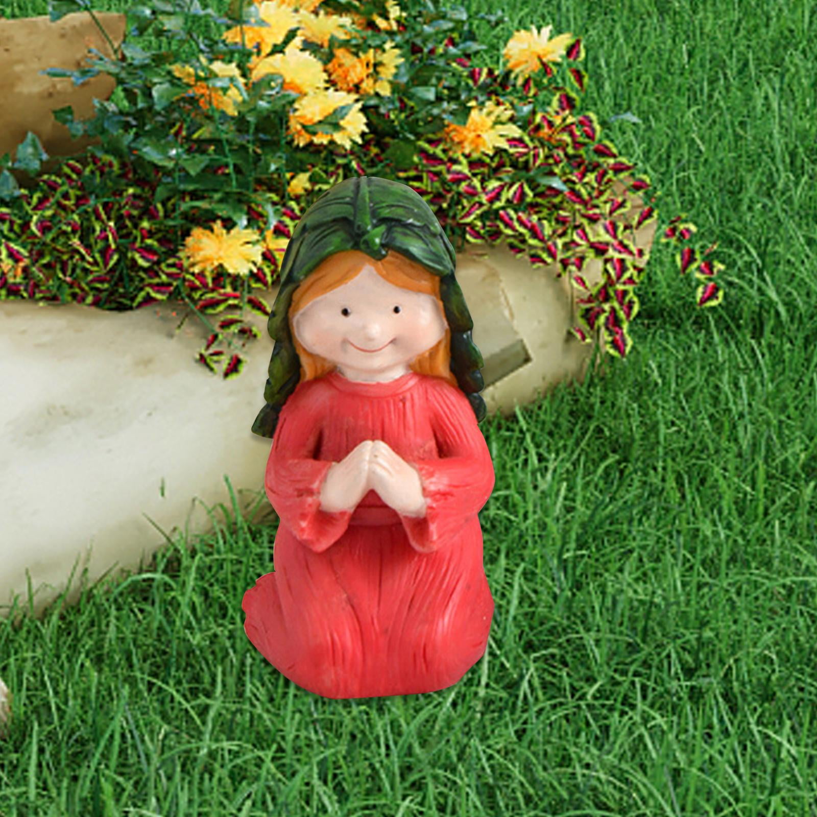 Colaxi Desktop Sculpture Garden Decoration Statue Decorative Mini ...