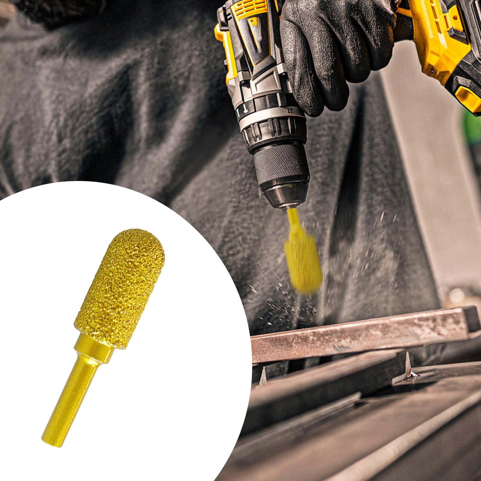 Colaxi Diamond Grinding Burr Drill Bit Grinding Bit Universal Grinding ...