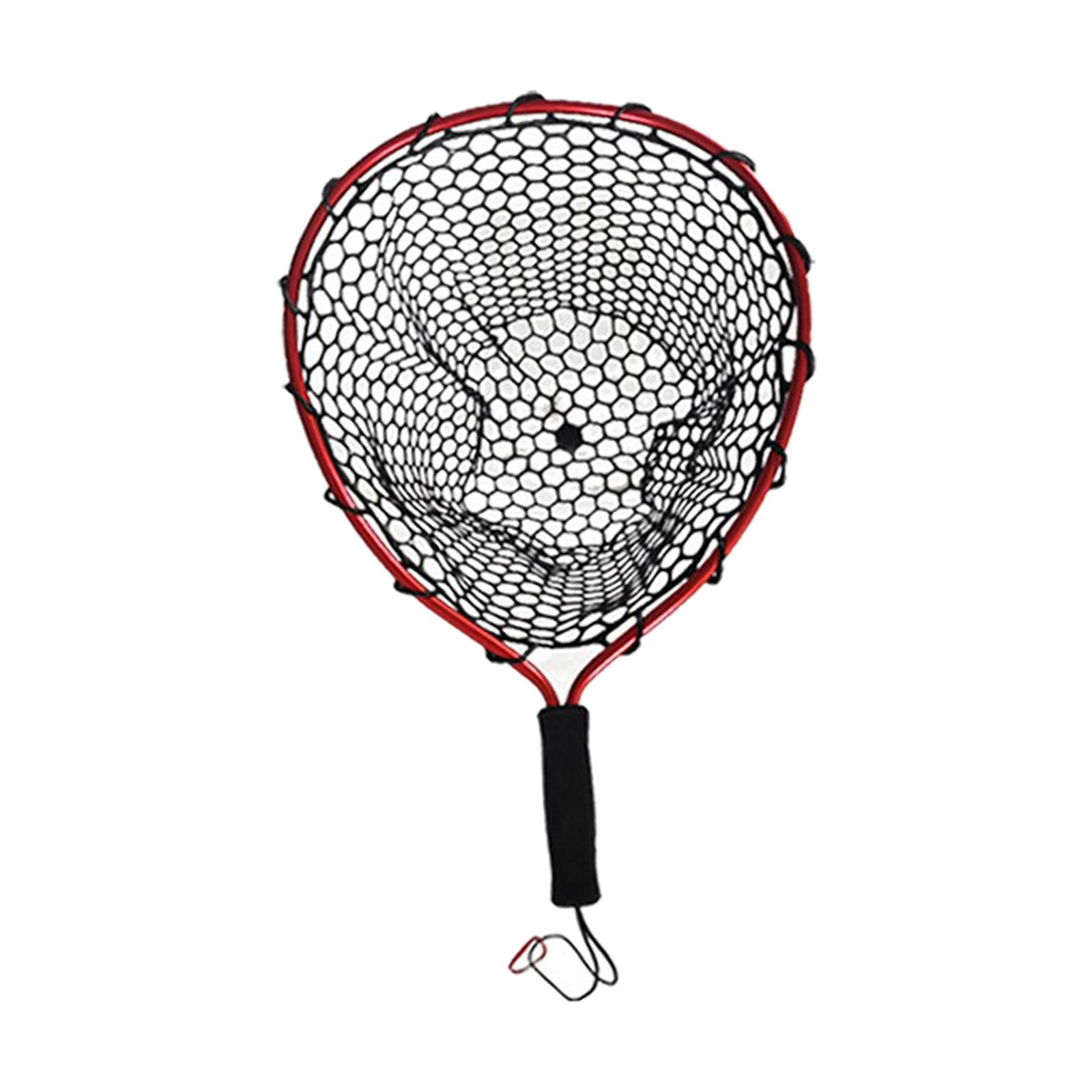 Colaxi Fishing Landing Net Fishing Mesh Net Durable Silicone Mesh ...