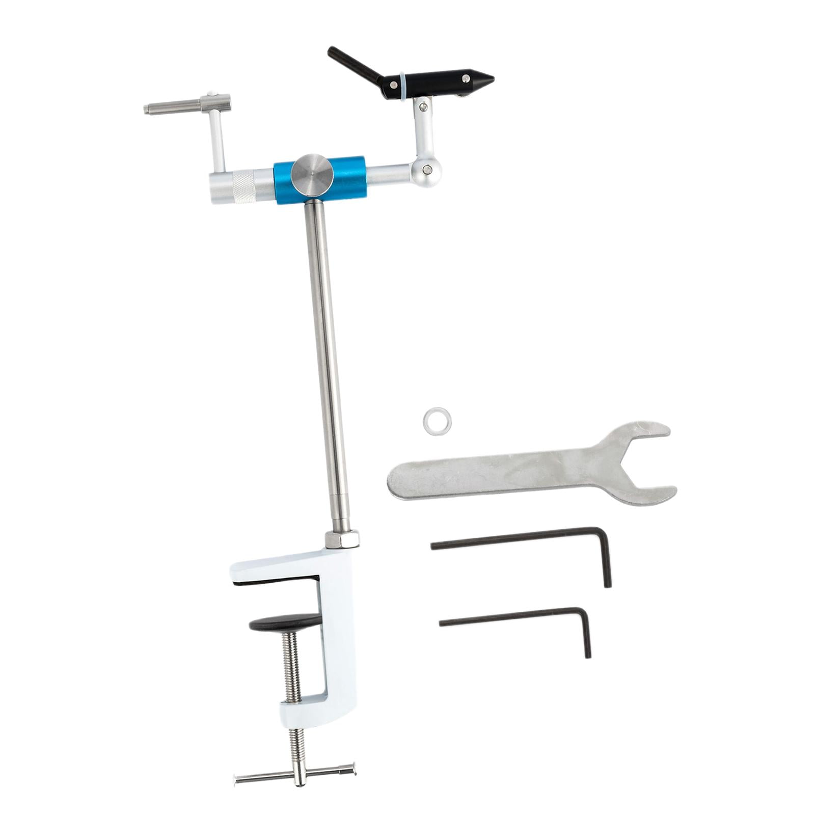 Colaxi Fly Tying Vise Desktop Fly Tying Vise Adjustable Rotatable Lure ...