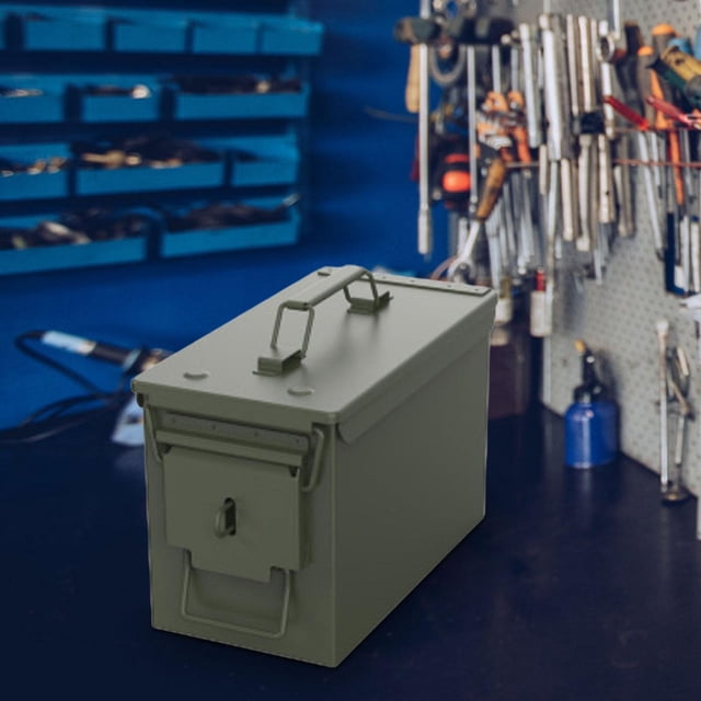 Colaxi Hard Case Metal Tool Box Carrier Handheld Lockable with Handle ...