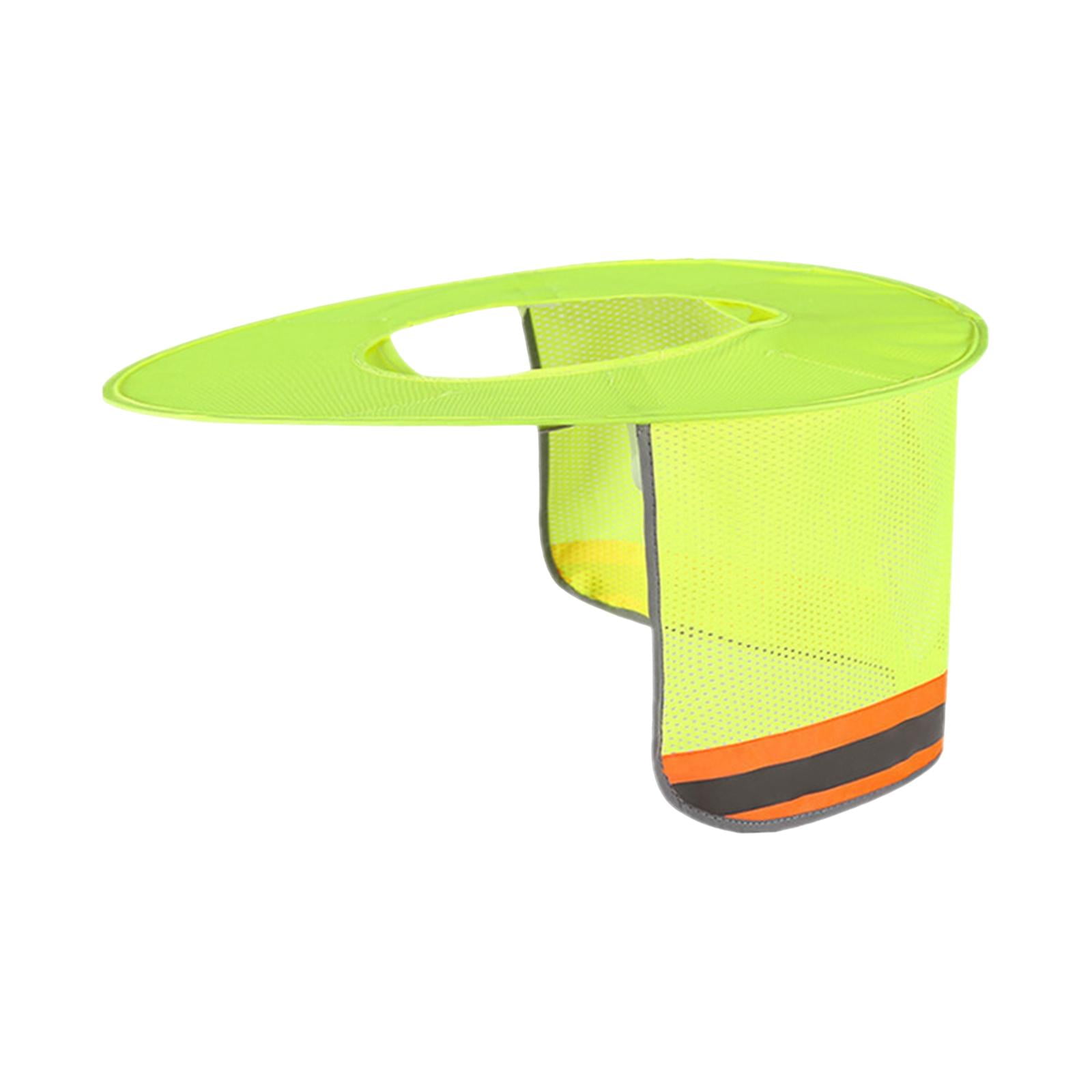 Colaxi Hard Hat Shade, Full Brim Sun Protection, with Reflective Stripe ...